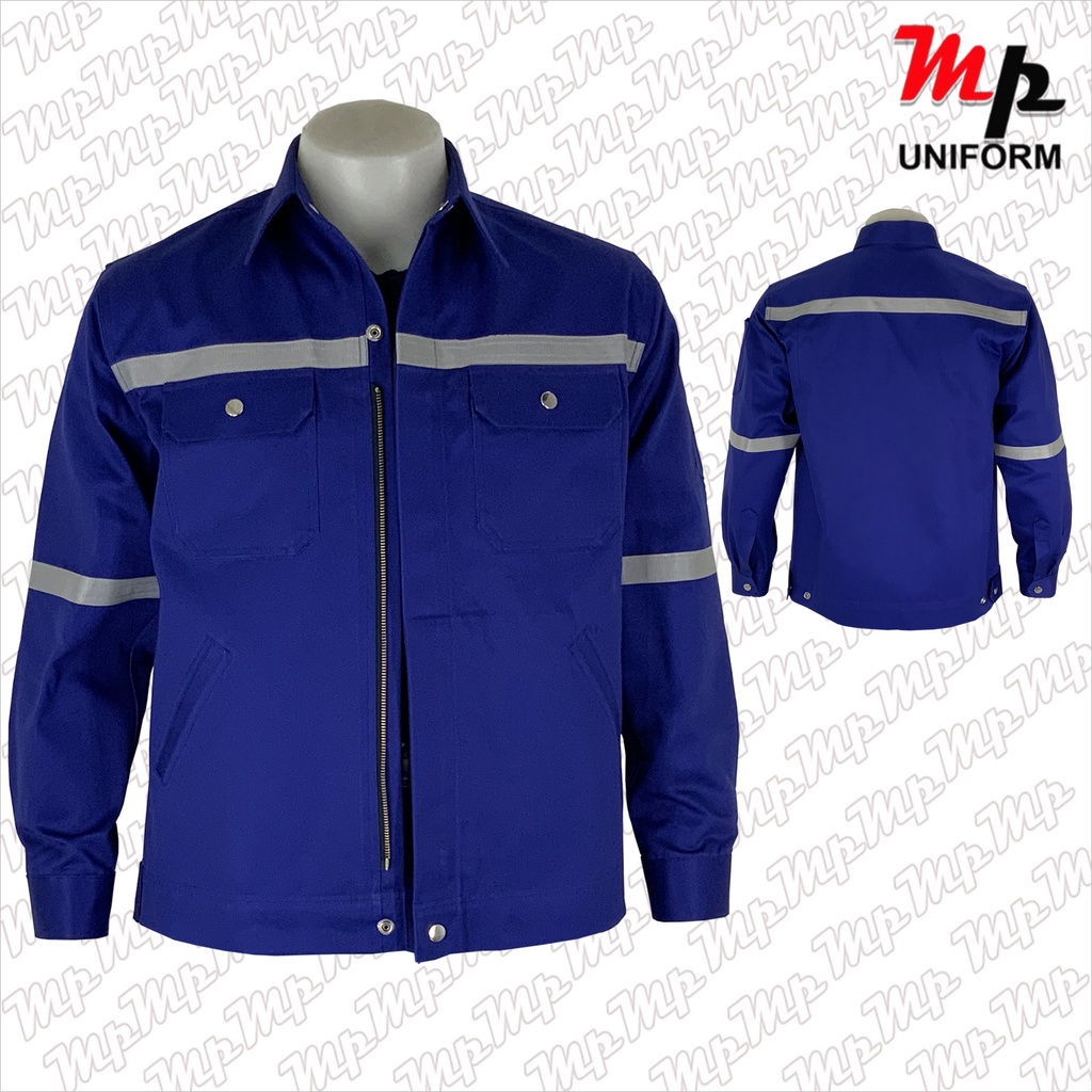 MP UNIFORM เสื้อช่างผ้าเวสปอยท์ ผ้าหนา ทนความร้อน กันสะเก็ดไฟ ประกายไฟ ...