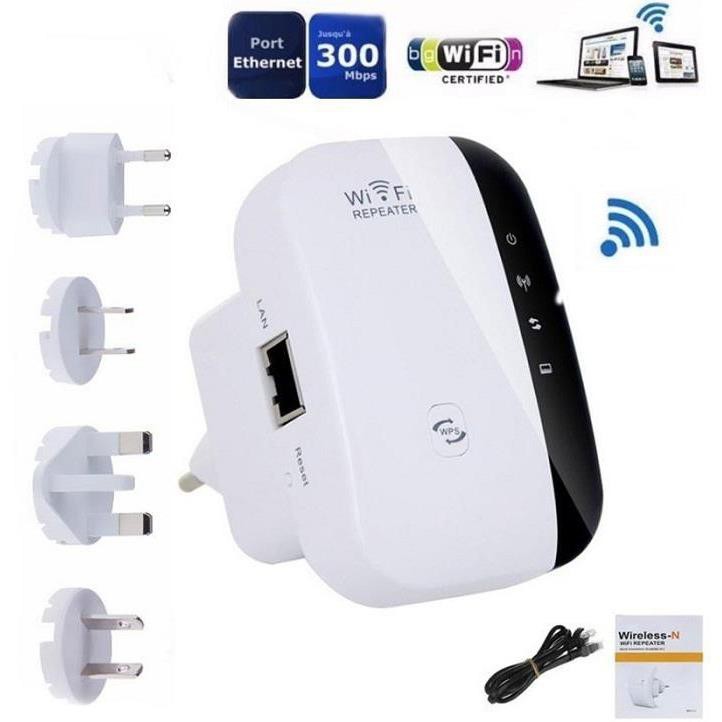 ตัวกระจาย/ขยาย สัญญานอินเตอร์เน็ต 300Mbps Wireless-N Wifi repeater ใช้ขยายสัญญาณ WIFI เน็ตบ้าน ...