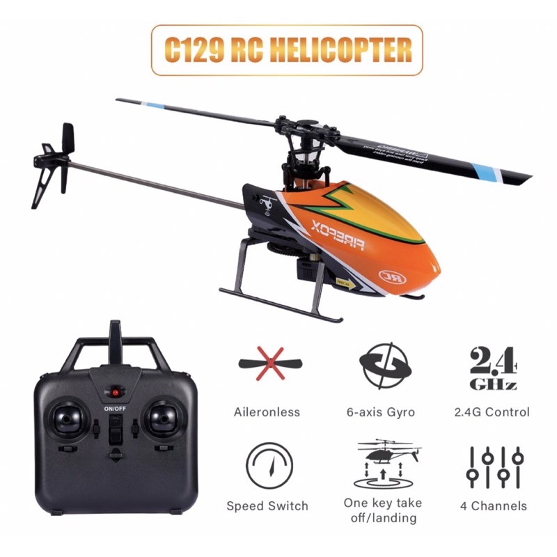 เฮลิคอปเตอร์บังคับล้อคความสูงได้ c129 firefox | Shopee Thailand