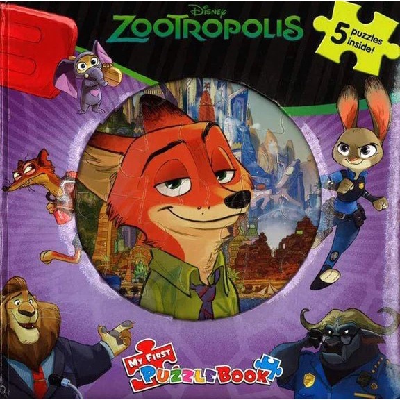 Disney Zootopia My First Puzzle Book หนังสือเด็ก จิ๊กซอว์ ภาษาอังกฤษ ...