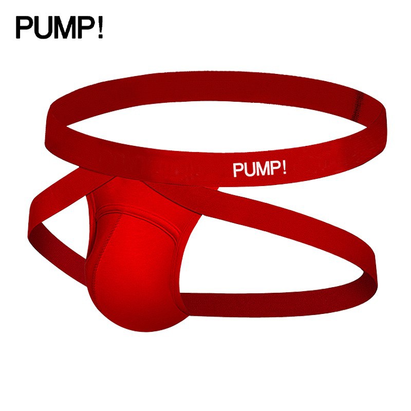 PUMP ชุดชั้นในเซ็กซี่ ผ้าฝ้าย จ็อกสแตรป Men Thong G strings ระบายอากาศ ...