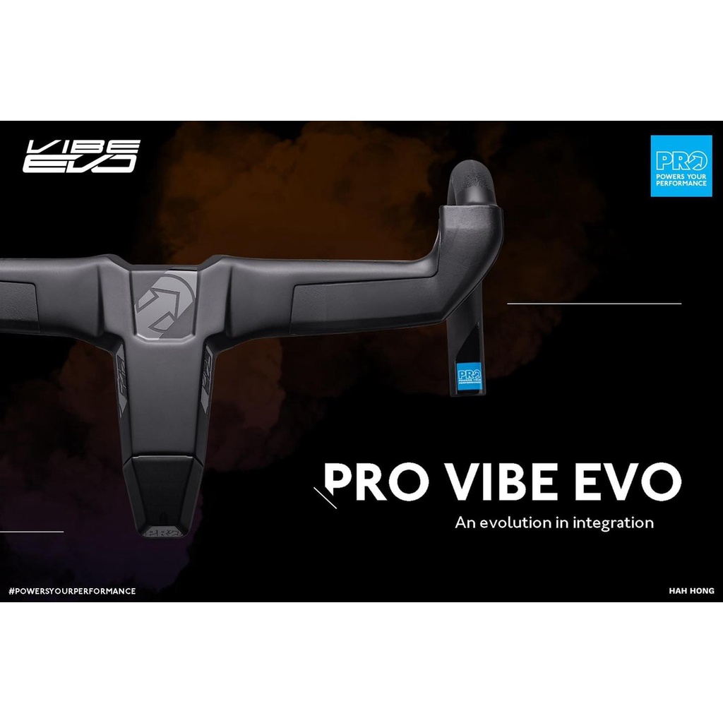 แฮนด์เสือหมอบ คาร์บอน PRO รุ่น VIBE EVO Integrated handlebar ตัวท็อป ...