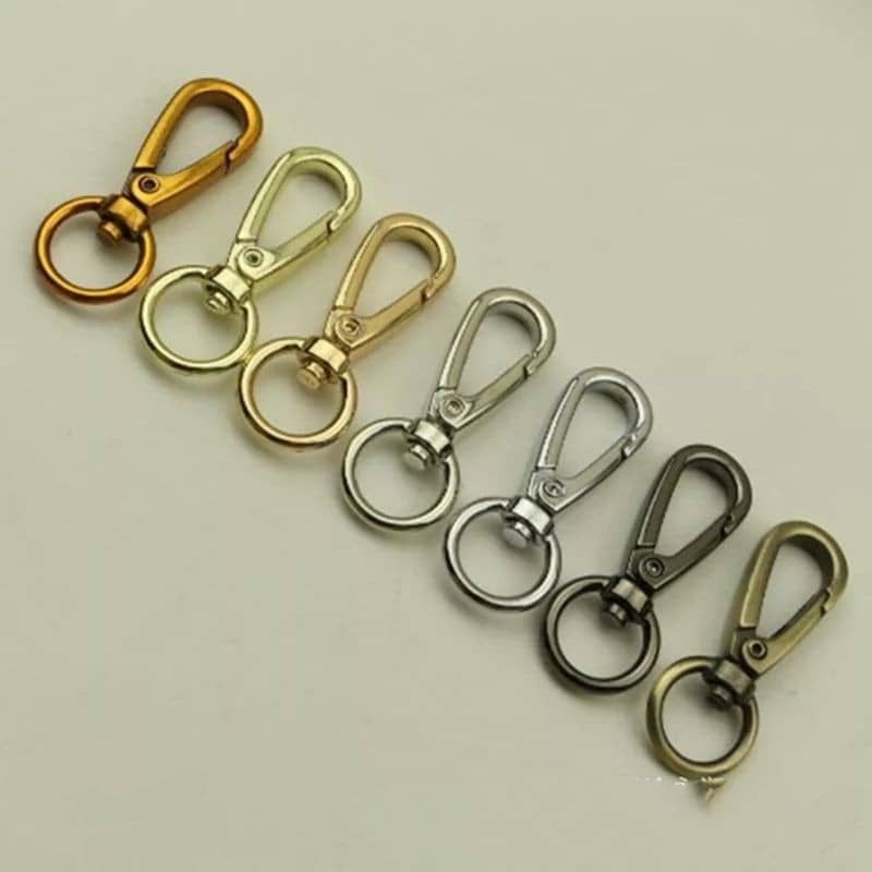 Cangkuk tali พวงกุญแจล็อกอัม กระเป๋าสตางค์ทองเหลือง พร้อมตะขอก้ามปู ...