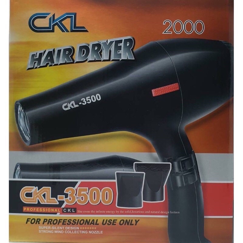 CKL ไดร์เป่าผม รุ่น3500 กำลังไฟ 1700 วัตต์ | Shopee Thailand