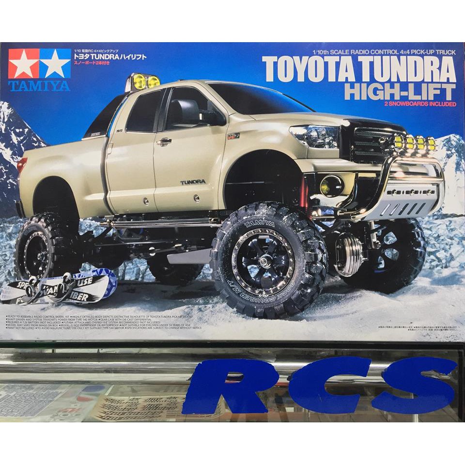 🏁 TAMIYA 58415 ชุดคิท TOYOTA TUNDRA HIGH-LIFT 4X4 ต้องไปสร้างและทำสีเอง ...