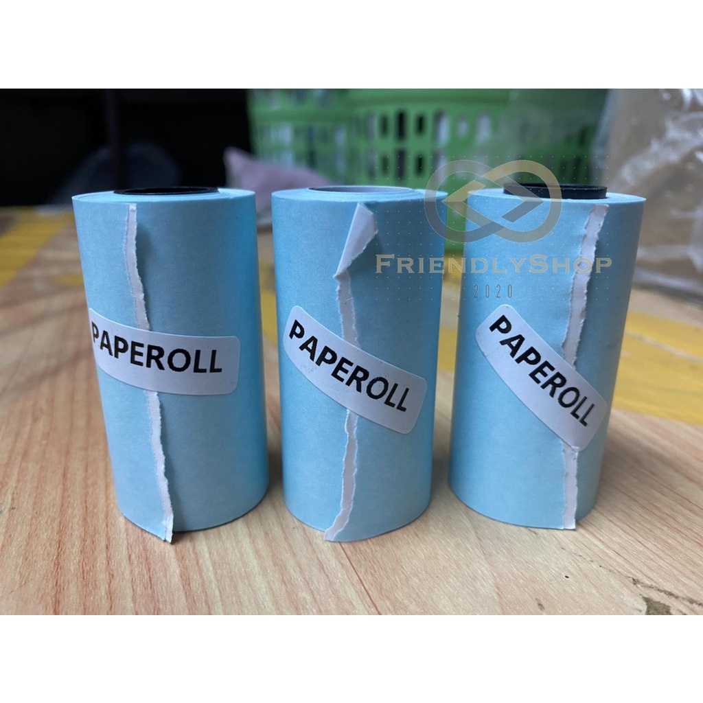 กระดาษเปเปอร์แรง Paperang มี 2 แบบ เต็มขอบ เว้นขอบ กระดาษสติ๊กเกอร์ ...