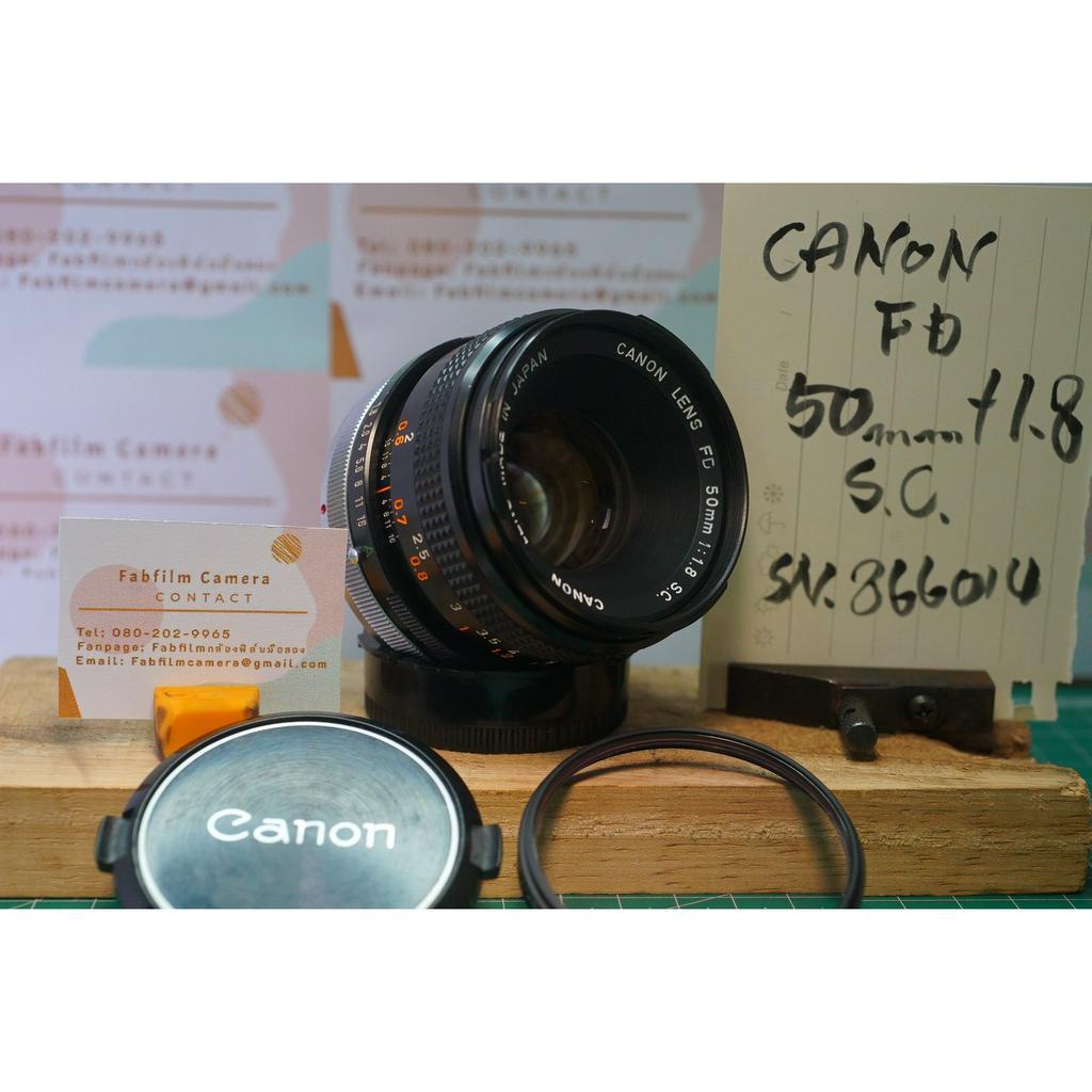 Canon FD 50mm F1.8 S.C.(I) | Shopee Thailand