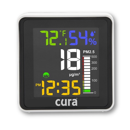 CURA Zone Q1 เครื่องวัดคุณภาพอากาศ | Shopee Thailand