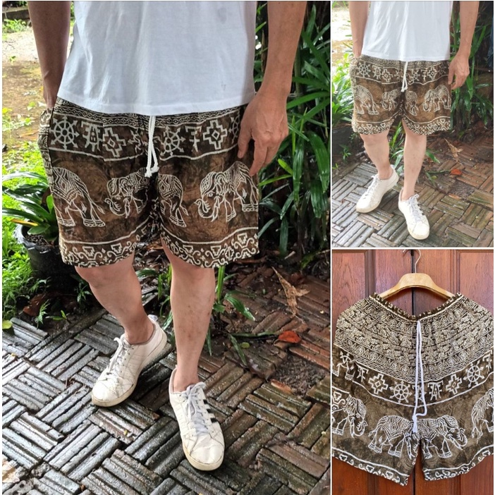 Elephant pants Thai pants Shorts Short Pant Elephant pant Elephant ...