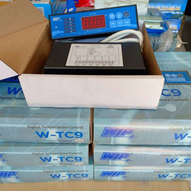 0000420 ชุดควบคุมตู้แช่ ตู้เย็น ตัวควบคุม อุณหภูมิ ตู้เย็น WTC9 Digtal Temperature control W-TC9 ...