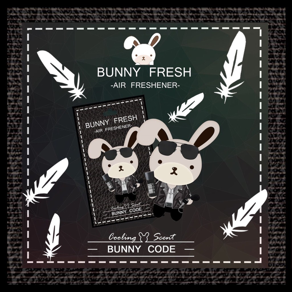 แผ่นน้ำหอมปรับอากาศในรถยนต์ BUNNY FRESH ชุดที่ 5 | Shopee Thailand