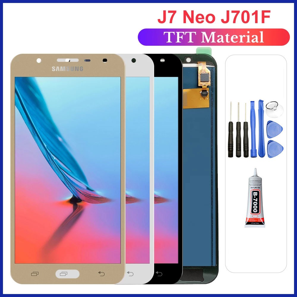สําหรับ Samsung J7 neo J7 Nxt J701F J701M J7 Core จอแสดงผล LCD Touch ...