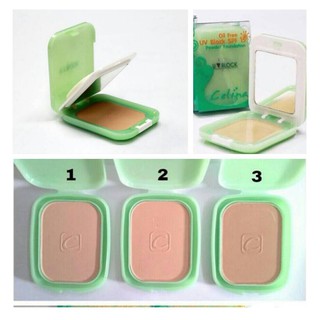 Celina UV Block SPF 15 Powder Foundation Oil Free(14กรัม)[REFILL] แป้ง ...
