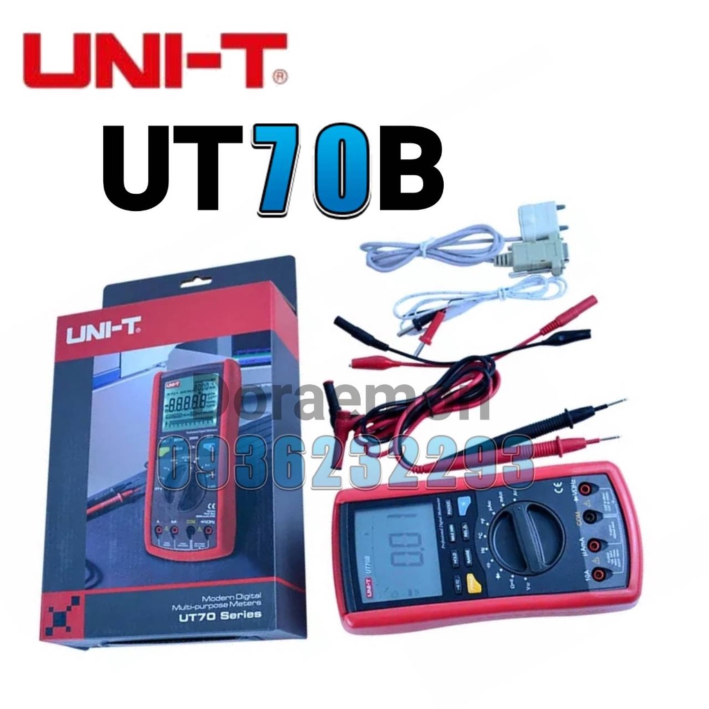 UNI-T UT70B ดิจิตอลมัลติมิเตอร์, Autoranging มัลติมิเตอร์แบบดิจิตอลอุณหภูมิทดสอบ Analog Pointer ...