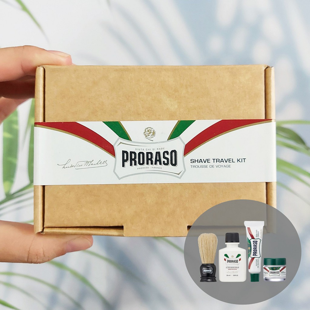 ชุดโกนหนวด Shave Travel Kit (Proraso®) | Shopee Thailand