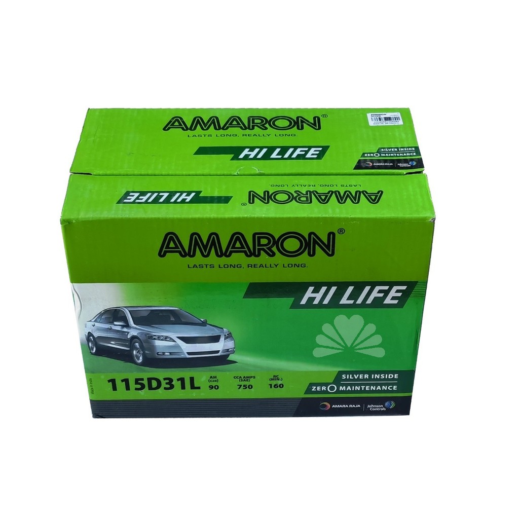 แบตเตอรี่AMARON รุ่น 115D31L HI-LIFE สำหรับรถกระบะดีเซลขั้วซ้าย(L) มี ...