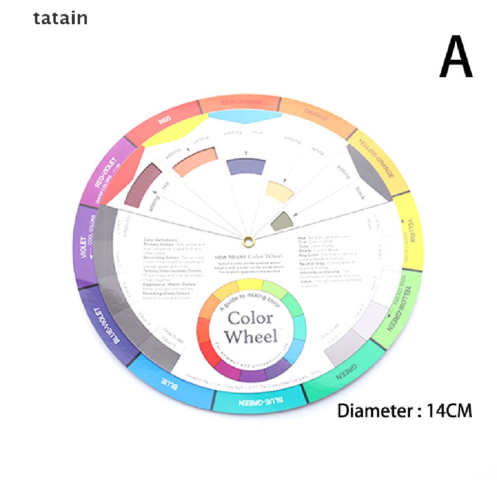 [TAT] Professional Paper Card Design Color Mixing Wheel Ink Chart ...