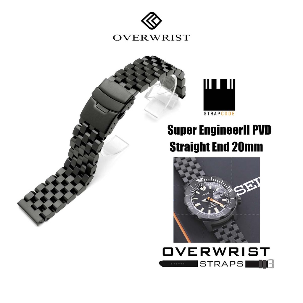 สายนาฬิกา Strapcode Miltat รุ่น Super Engineer II PVD Straight End 20mm | Shopee Thailand