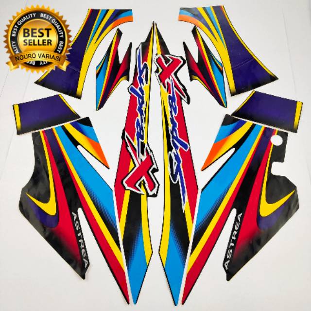 Honda supra x 110 2004 2005 แถบสีดํา รายการเต็ม ตัวเรือนมาตรฐานคุณภาพดี ...