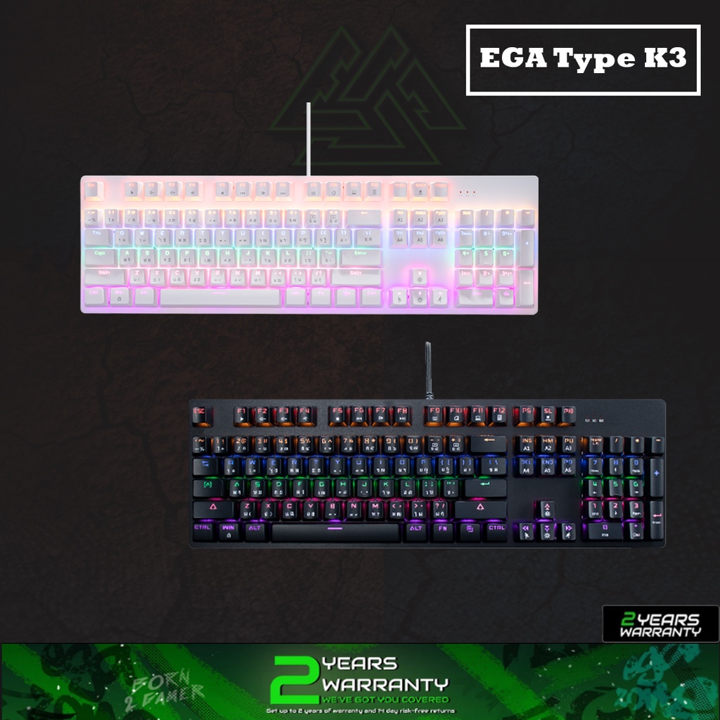EGA Type K3 Mini RGB Gaming Keyboard | Shopee Thailand