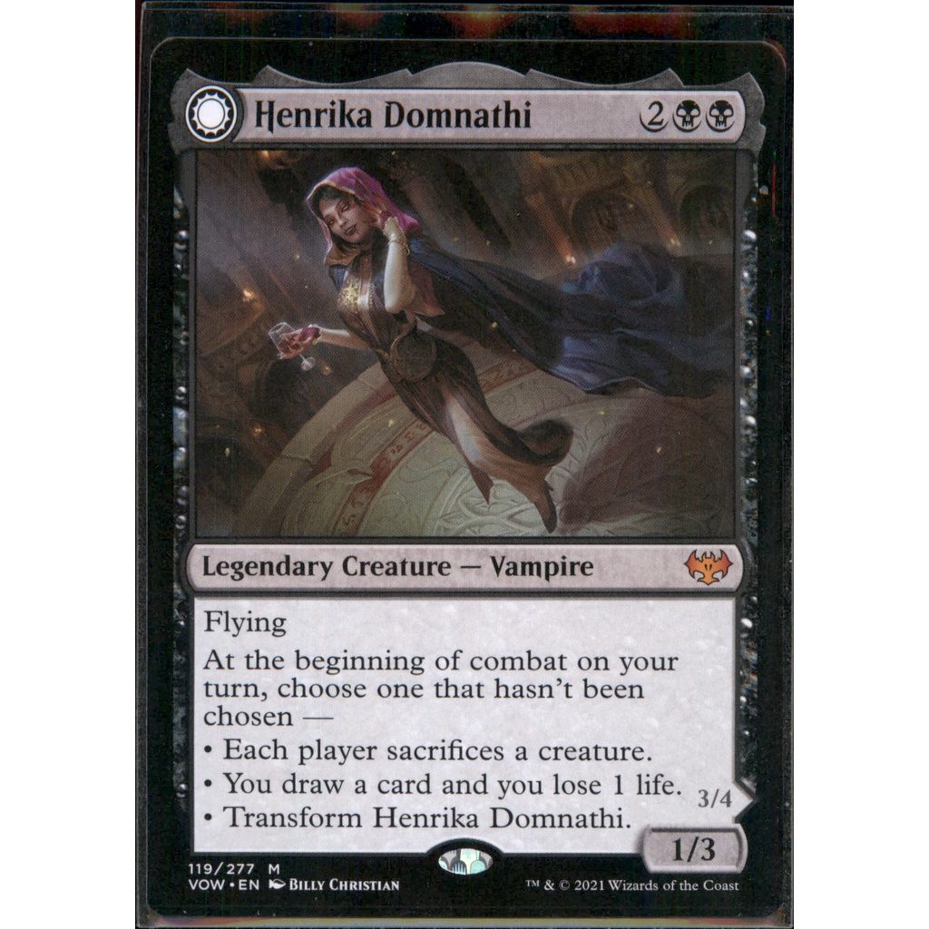 Innistrad: Crimson Vow: Henrika Domnathi mtg magic the rathering 301221 ...