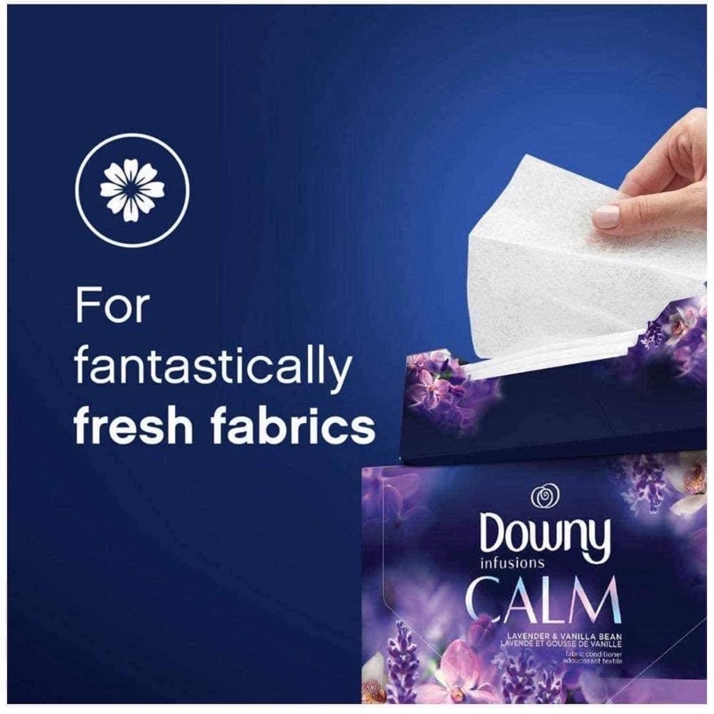 (Pre Order)Downy Sheets Infusions Lavender, 105 Count.** Lavender ...