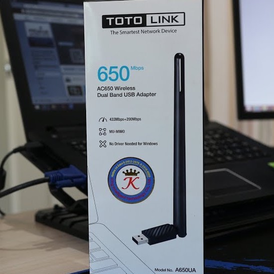 USB Adapter Wireless AC650 TOTOLINK A650UA | Shopee Thailand