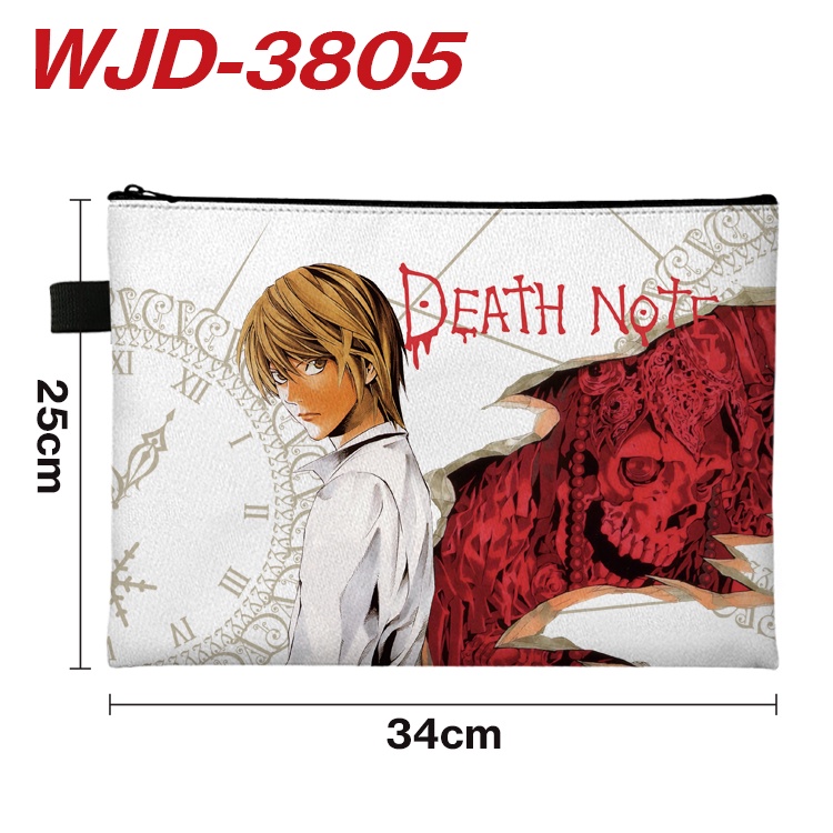 Death Note L A4 กระเป๋าแฟ้ม ผ้าแคนวาส ลายการ์ตูน สําหรับใส่เครื่องเขียน นักเรียน | Shopee Thailand