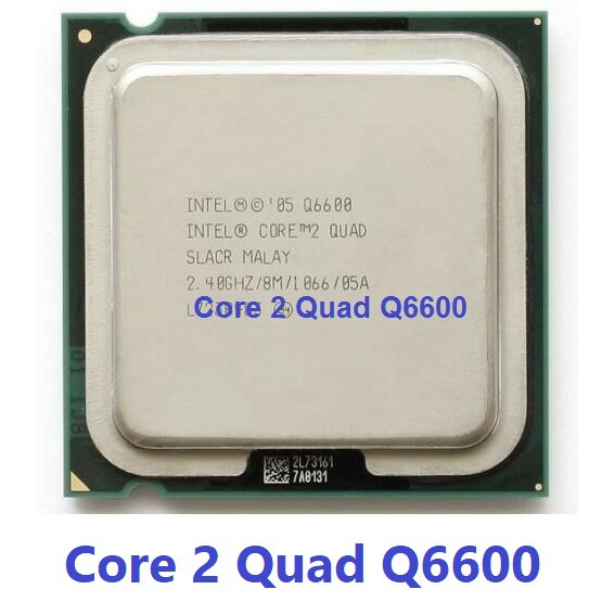 Intel Core 2 Quad Q6600 2.40GHz/8M/1066MHz Socket LGA 775 CPU Processor ...