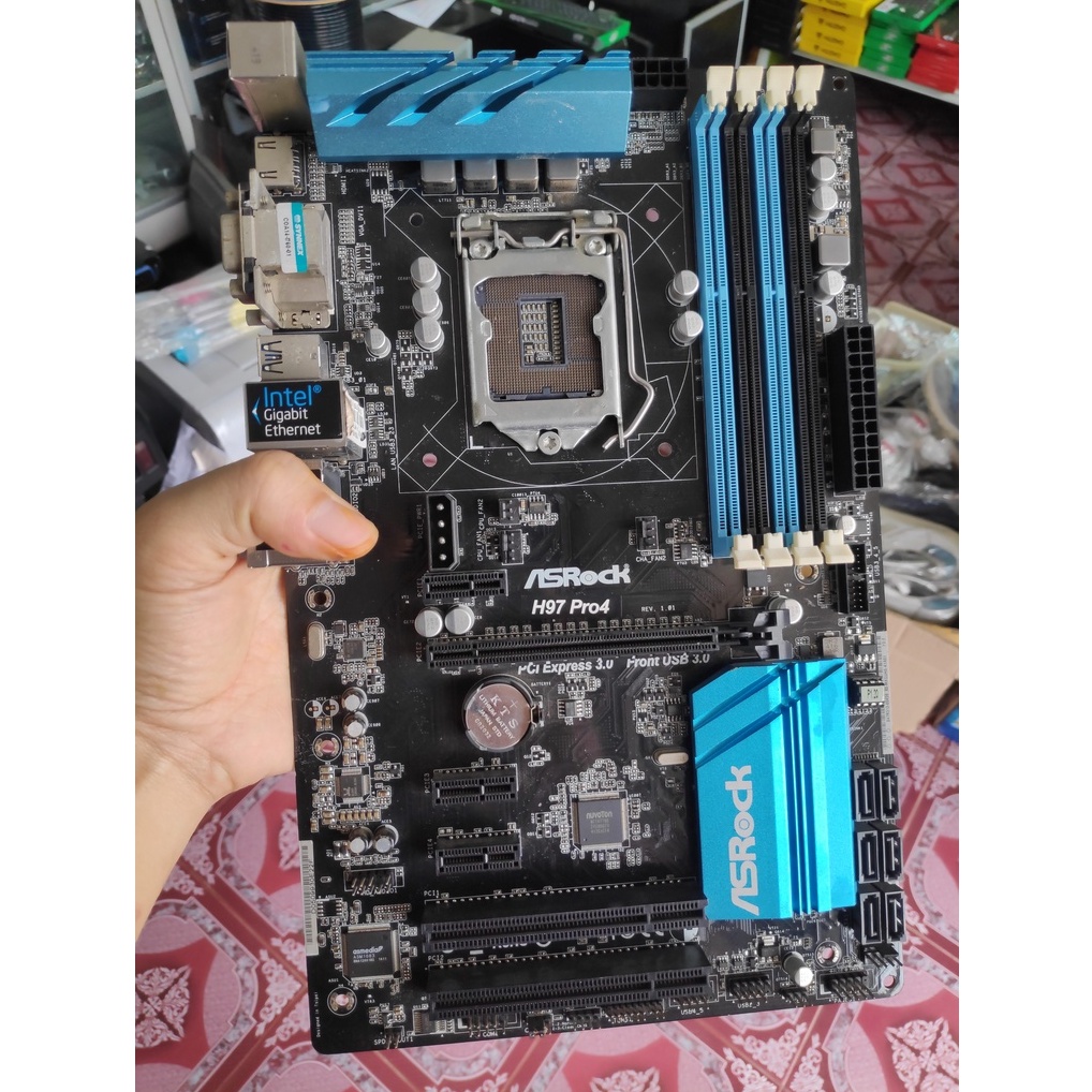 MAINBOARD (เมนบอร์ด) 1150 ASROCK H97-PRO4 มือสอง | Shopee Thailand