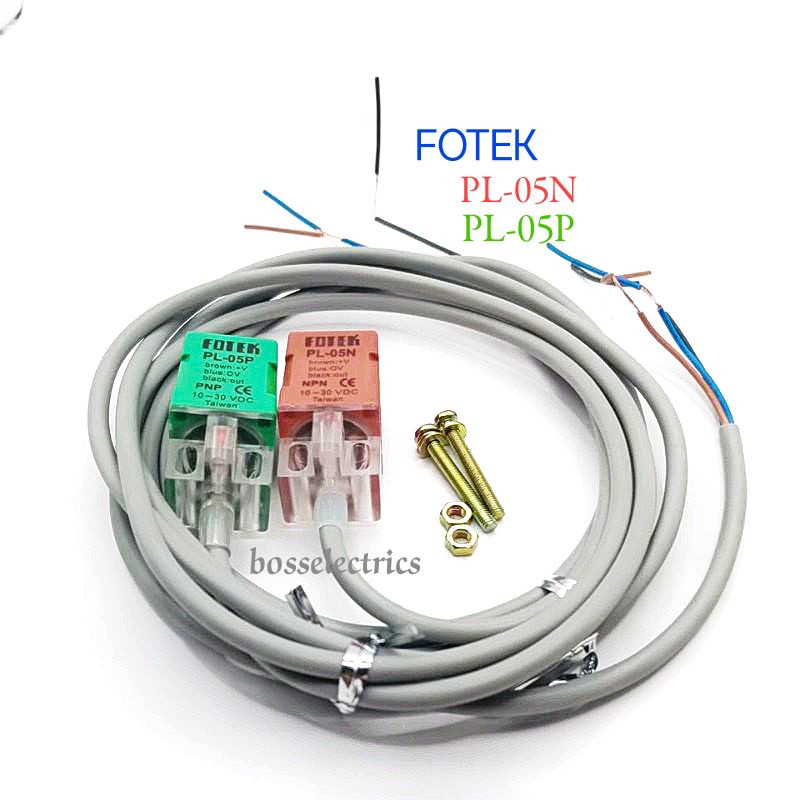 PL05N PL05P PL-05N PL-05P FOTEK Proximity Sensor 3สาย NO ระยะจับโลหะ 5 ...