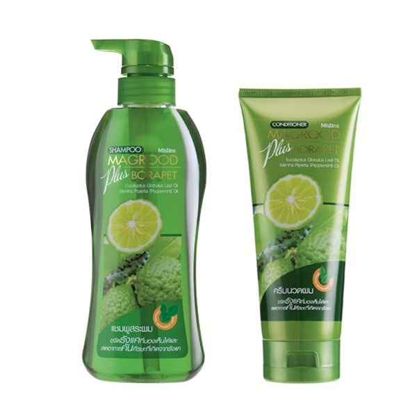 Magrood Plus Borapet Set ชุดแชมพูและครีมนวด มะกูด สำหรับดูแลผู้ที่มี ...