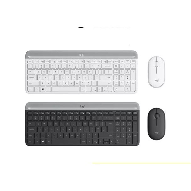 Logitech MK470 Slim Wireless Mouse+Keyboard เม้าส์และคีย์บอร์ดไร้สาย ...