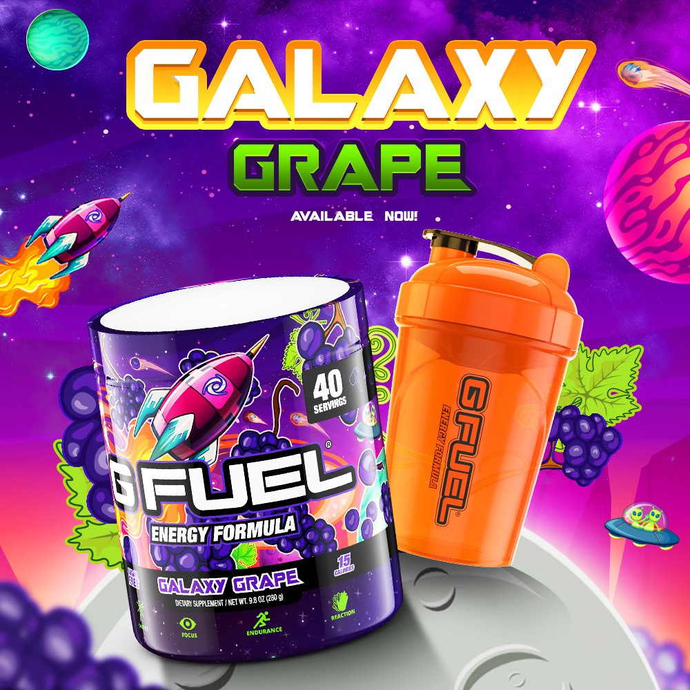 แก้ว G Fuel รุ่น G FUEL Galaxy Grape (ไม่มีสารพิษเจือปนในพลาสติก/Non ...