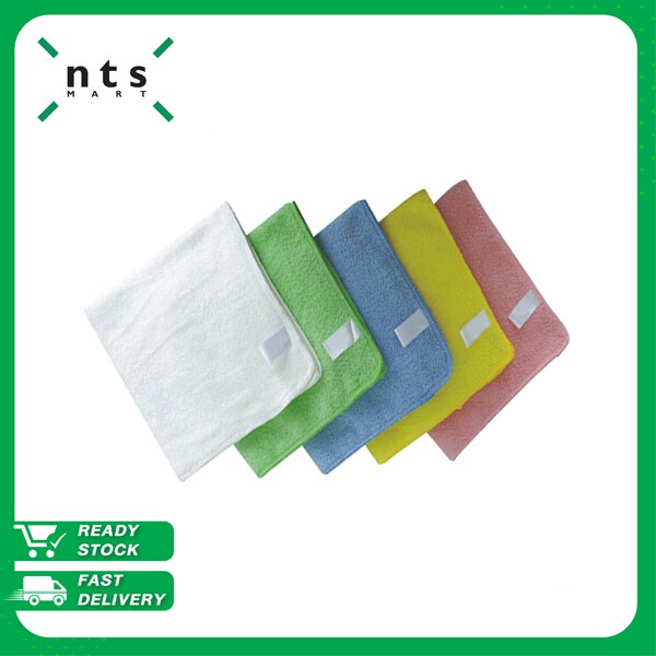 NTS Microfiber Cloth ผ้าไมโครไฟเบอร์ ผ้าซับน้ำ ขนาด 35x35 cm รุ่น NTS1 ...