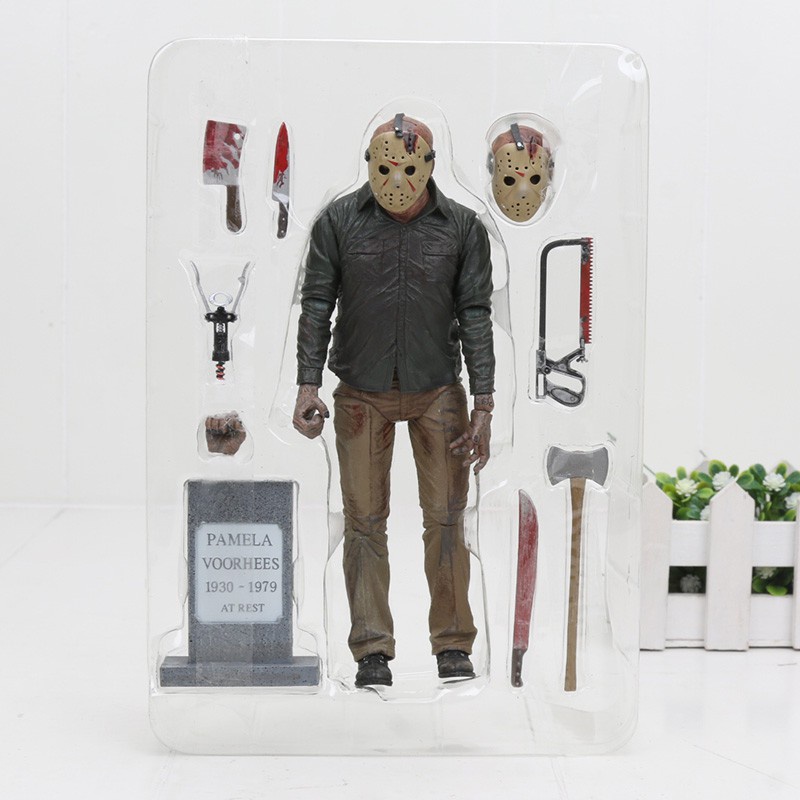 NECA Friday the 13th The Final Chapter Jason Voorhees 3D Freddy VS ...
