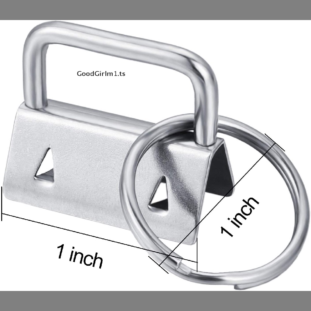 GoodGirlm1 50 Pieces Key Fob Hardware Key Chain Fob Wristlet Hardware ...