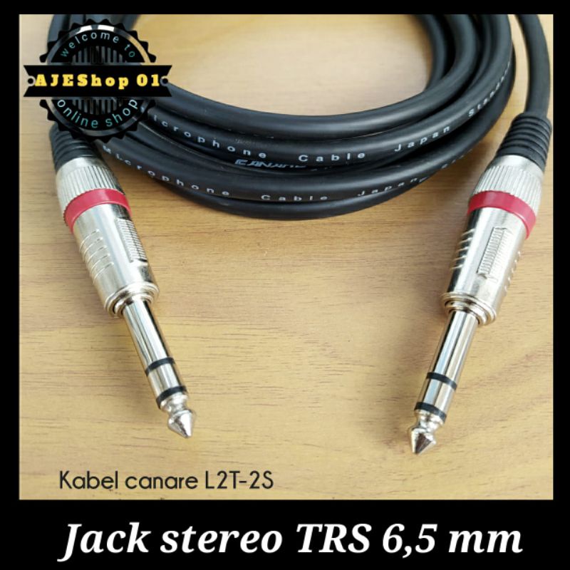 Trs jack Cable 6.5 jack akai balanced canare Cable 1 ถึง 5 เมตร ...