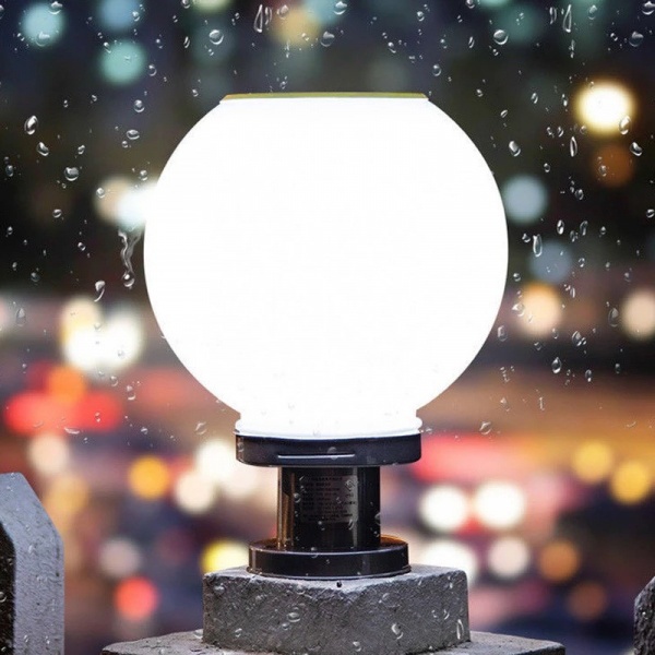 EILON โคมไฟหัวเสาโซล่าร์เซลล์ 10W ปรับได้ 2 แสง ขนาด 200*300mm รุ่น JD ...