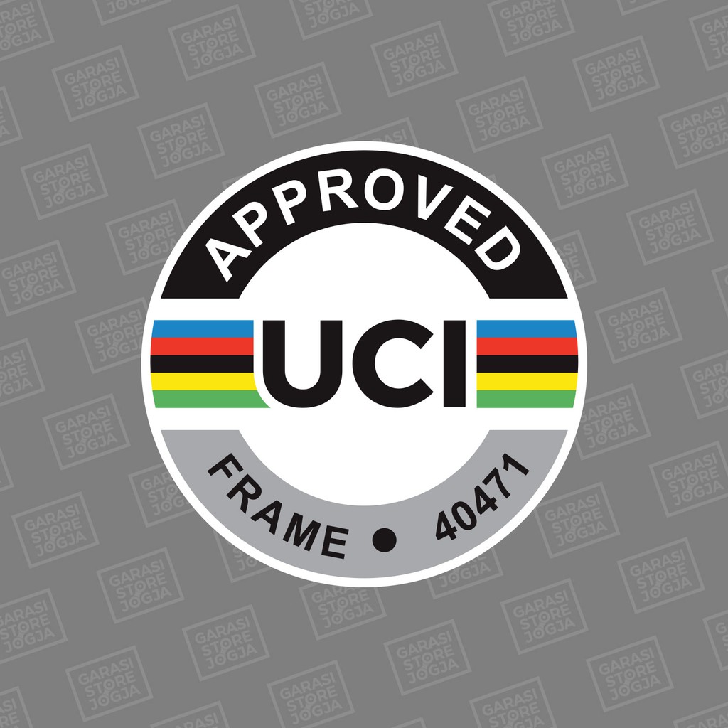 Uci frame สติ๊กเกอร์รูปลอกโลโก้จักรยานวงกลม | Shopee Thailand