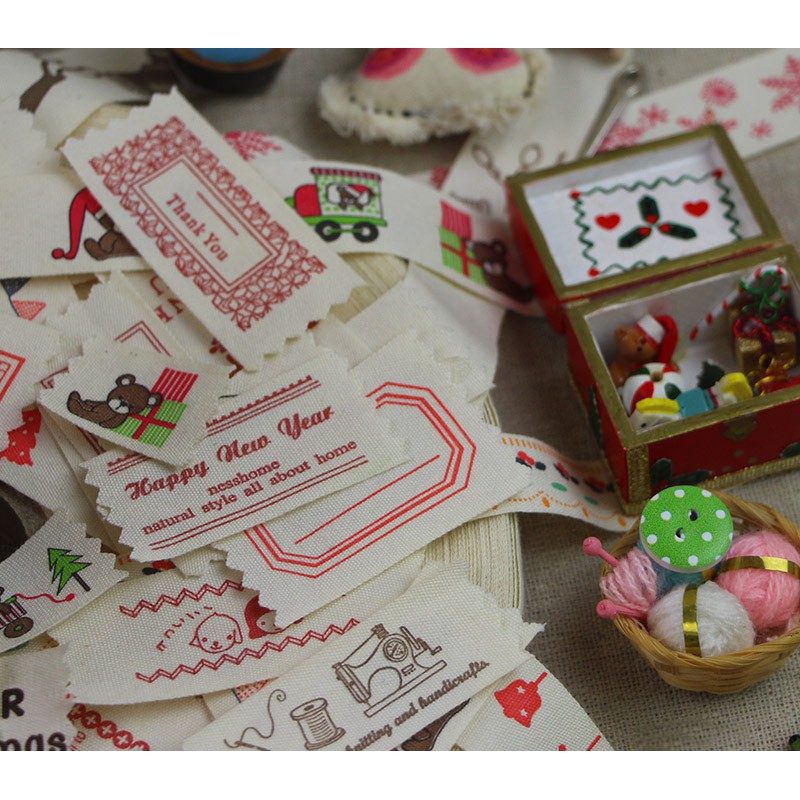 Diy ทําด ้ วยมือ zakka ป ้ ายทอพิมพ ์ ป ้ ายเย ็ บปะติดปะต ่ อกัน kain ผ ้ าวัสดุศิลปะ | Shopee ...