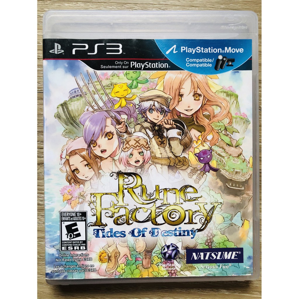 แผ่น PS3 RUNE FACTORY : Tides of Destiny zone US (ENG) สำหรับสายสะสม ...