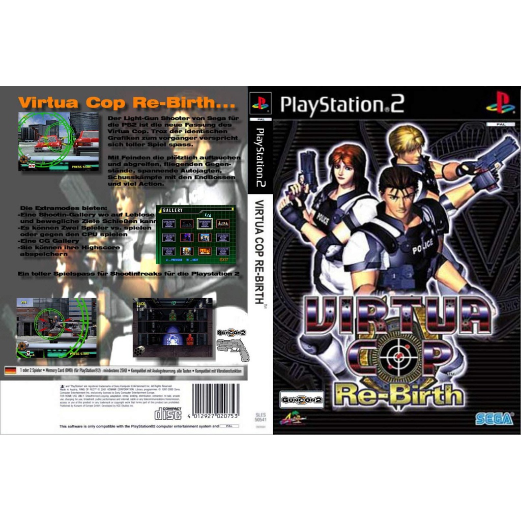 แผ่นเกมส์ PS2 Virtua Cop Elite Edition คุณภาพ ส่งไว (CD) | Shopee Thailand