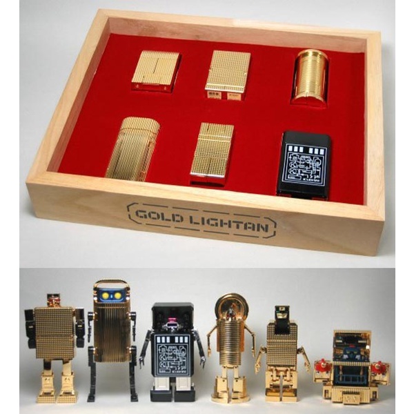 [งานเก่าคลาสสิค หายากสุด พร้อมส่งจ้า]Gold Lightan Complete set of 6 ...