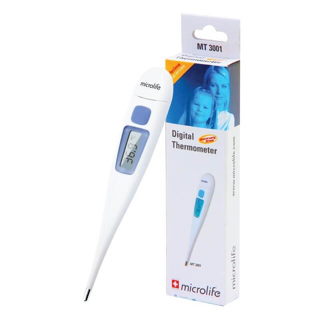 Microlife Digital Thermometer MT – 3001 เครื่องวัดไข้ เทอร์โมมิเตอร์ ...