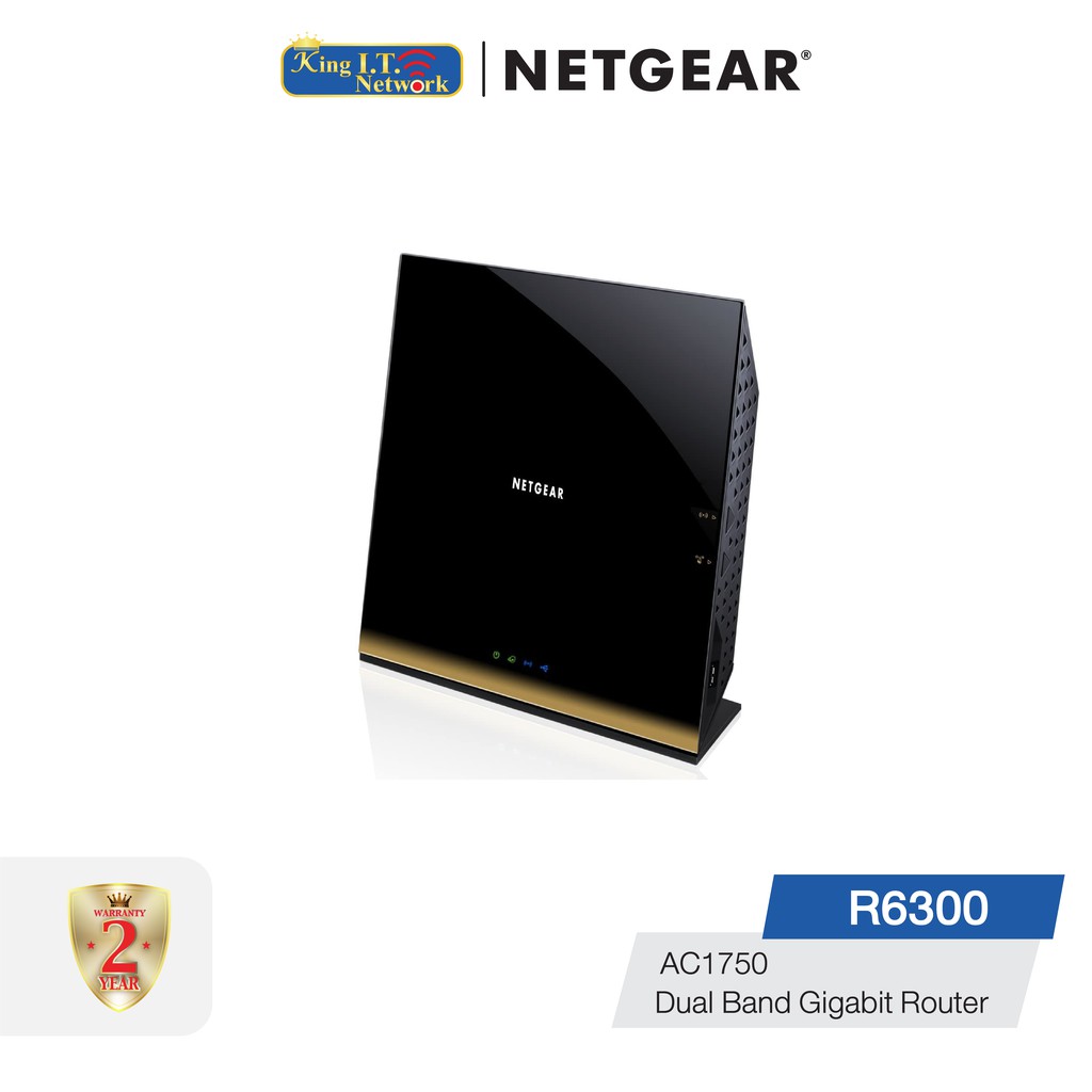 NETGEAR (R6300) AC1750 Dual Band Gigabit Wireless Router | Shopee Thailand