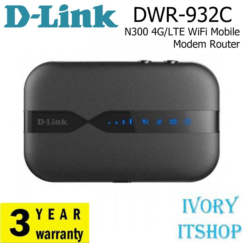 ♀D-LINK DWR-932C 4G WIFI N300 POCKET MOBILE ROUTER (โมบายเราเตอร์) /ivoryitshop | Shopee Thailand