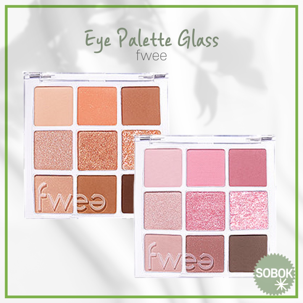 [fwee] (2022NEW) Eye Palette Glass พาเลทอาย อายแชโดว์ อายแชโดว์พาเลท ...