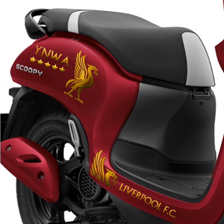 สติ๊กเกอร์ LIVERPOOL สำหรับ HONDA SCOOPY (รถสีอื่น รุ่นอื่นกรุณาสอบถาม ...