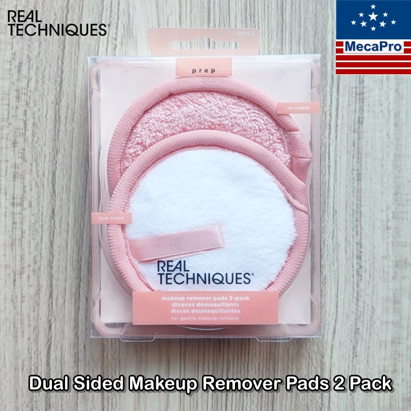 Real Techniques® Dual Sided Makeup Remover Pads 2 Pack แผ่นทำความสะอาด ...